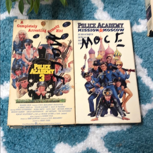 Warner Bros. | Other | Police Academy 23 And 4 Vhs Set | Poshmark